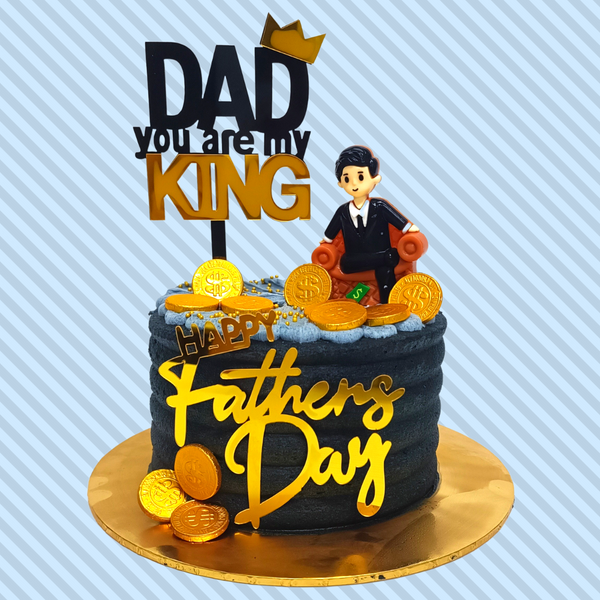 Father's Day 2024 | Dad You Are My King Cake (Klang Valley Delivery ...
