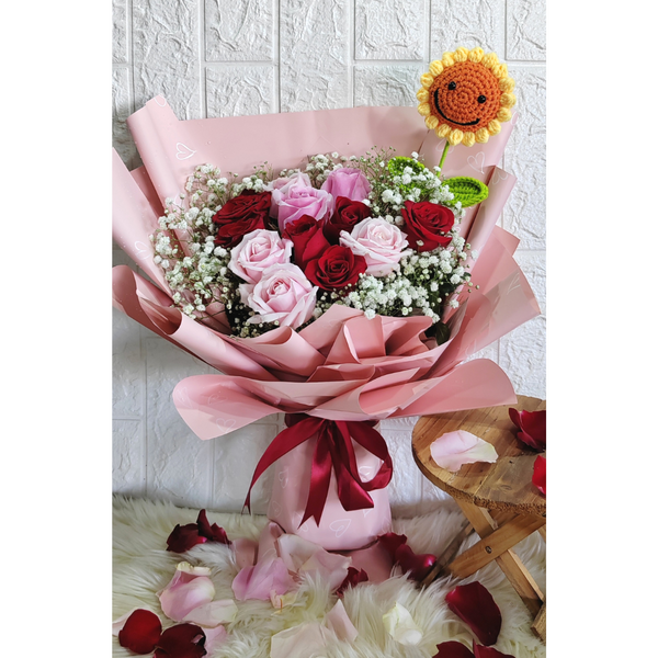 Romance Flower Bouquet Set 4 (Klang Valley Delivery Only) | Giftr - Malaysia's Leading Online ...