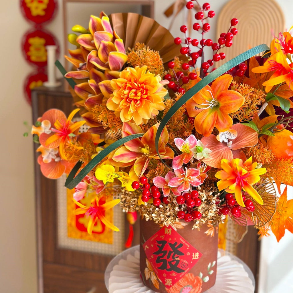 Spring Blessing CNY Flower Vase (Klang Valley Delivery) - CNY Hampers ...