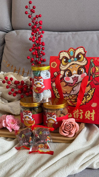 CNY Cookies Set B 2025 Cookie+Tea Set (West Malaysia Delivery) | Giftr ...