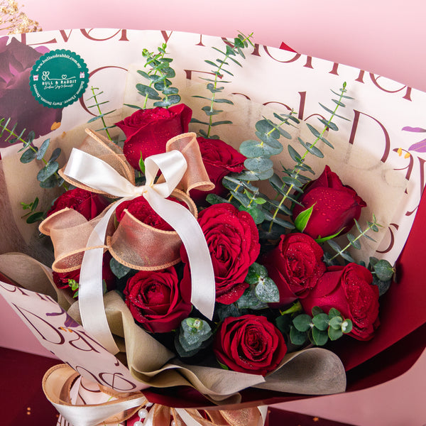 Ribbon Romance Bouquet (Fresh Flower) | Giftr - Malaysia's Leading ...