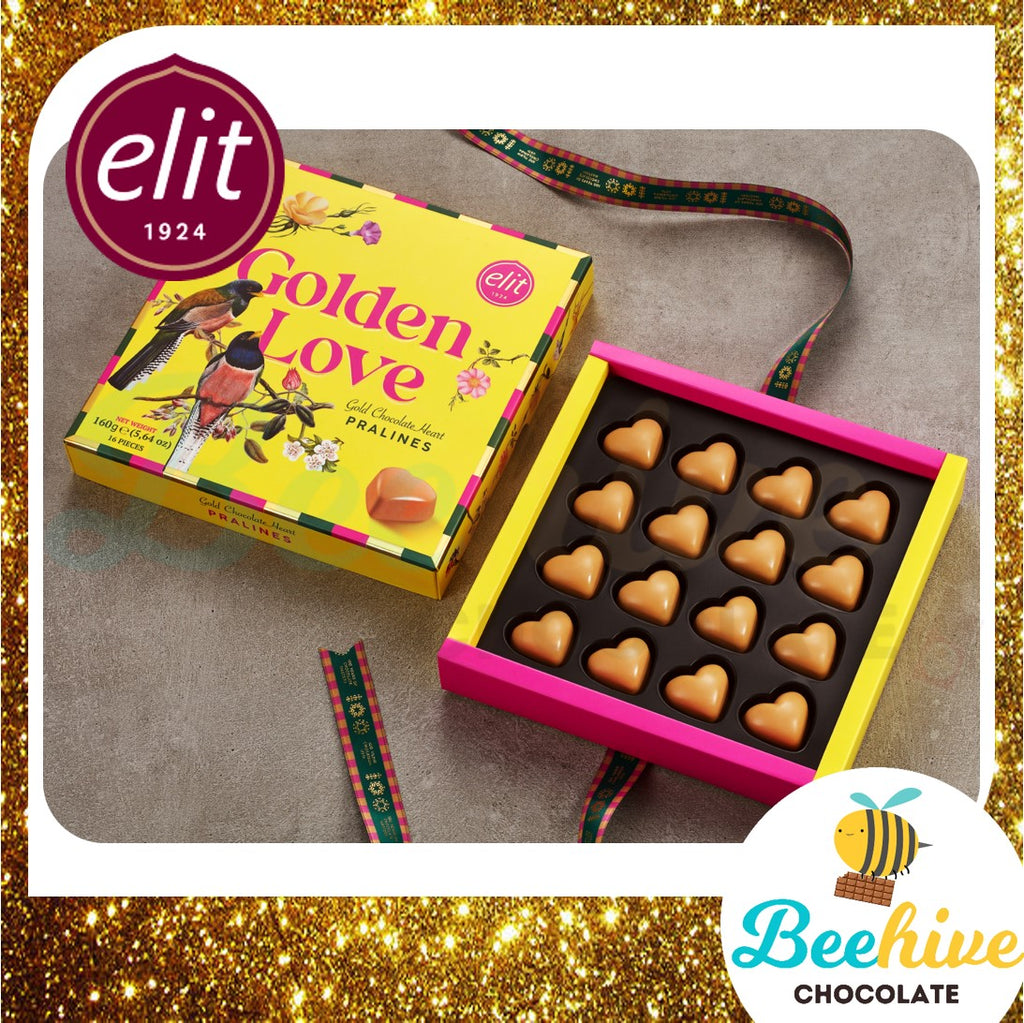 Elit Golden Love Gold & Milk Chocolate Gift Box 160g | Giftr - Malaysia ...