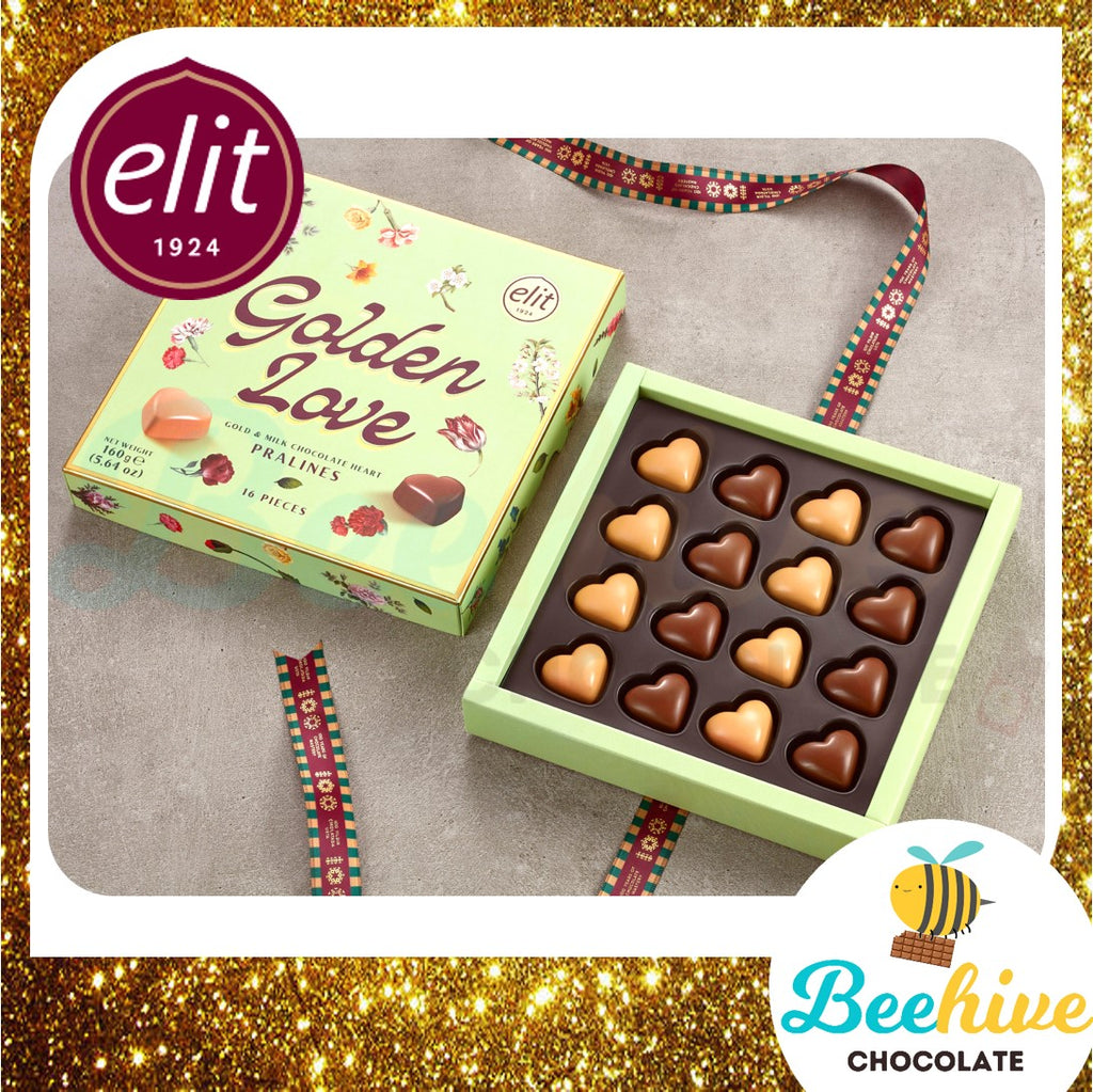 Elit Golden Love Gold & Milk Chocolate Gift Box 160g | Giftr - Malaysia ...
