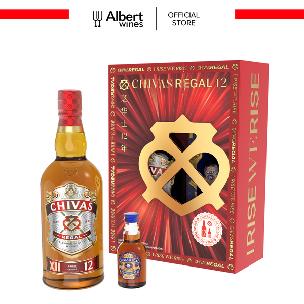 Chivas Regal 12 CNY Giftset (with Chivas 18 Miniature) - Christmas 202 ...