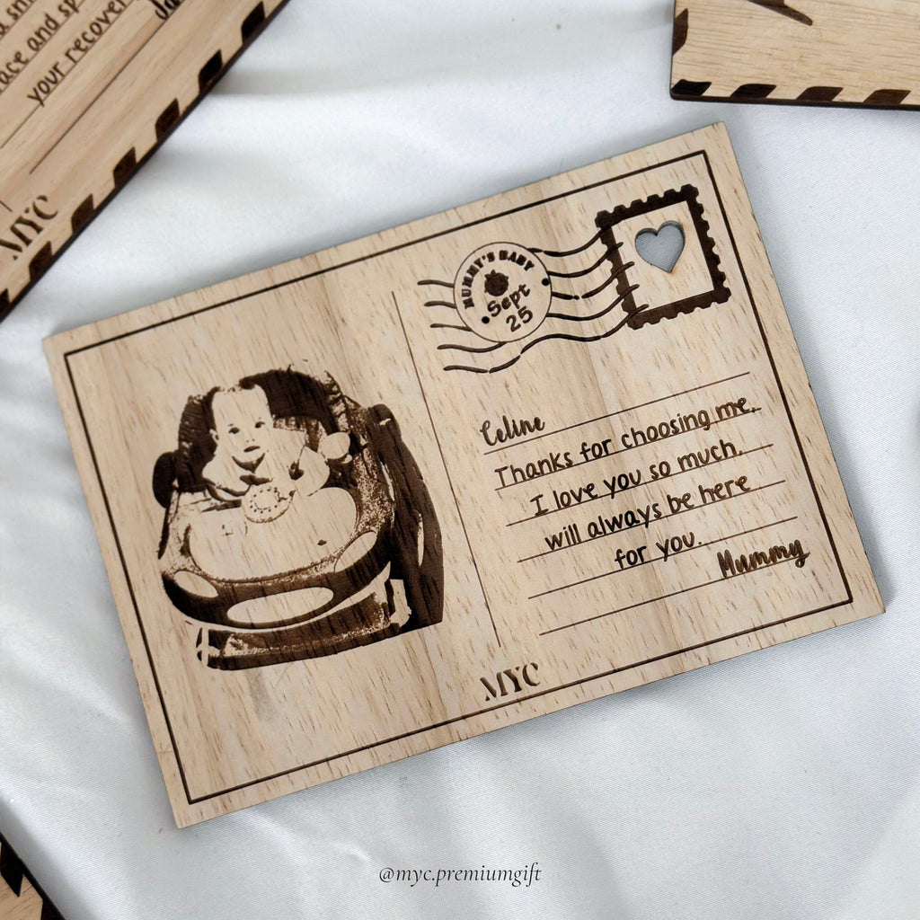 Wooden Postcard (Nationwide Delivery) | Giftr - Malaysia's Leading ...
