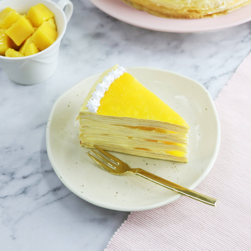Summer Mango Mille Crepe Cake | Giftr - Malaysia's Leading Online Gift Shop