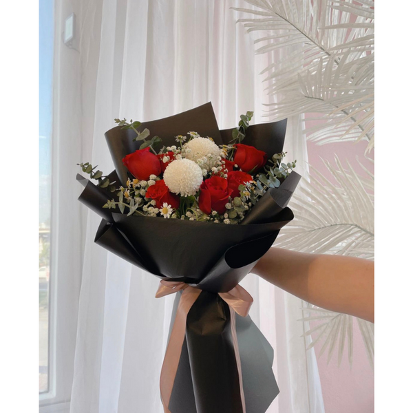 Red Rose Mix Flower Bouquet (Penang Delivery Only) | Giftr - Malaysia's ...