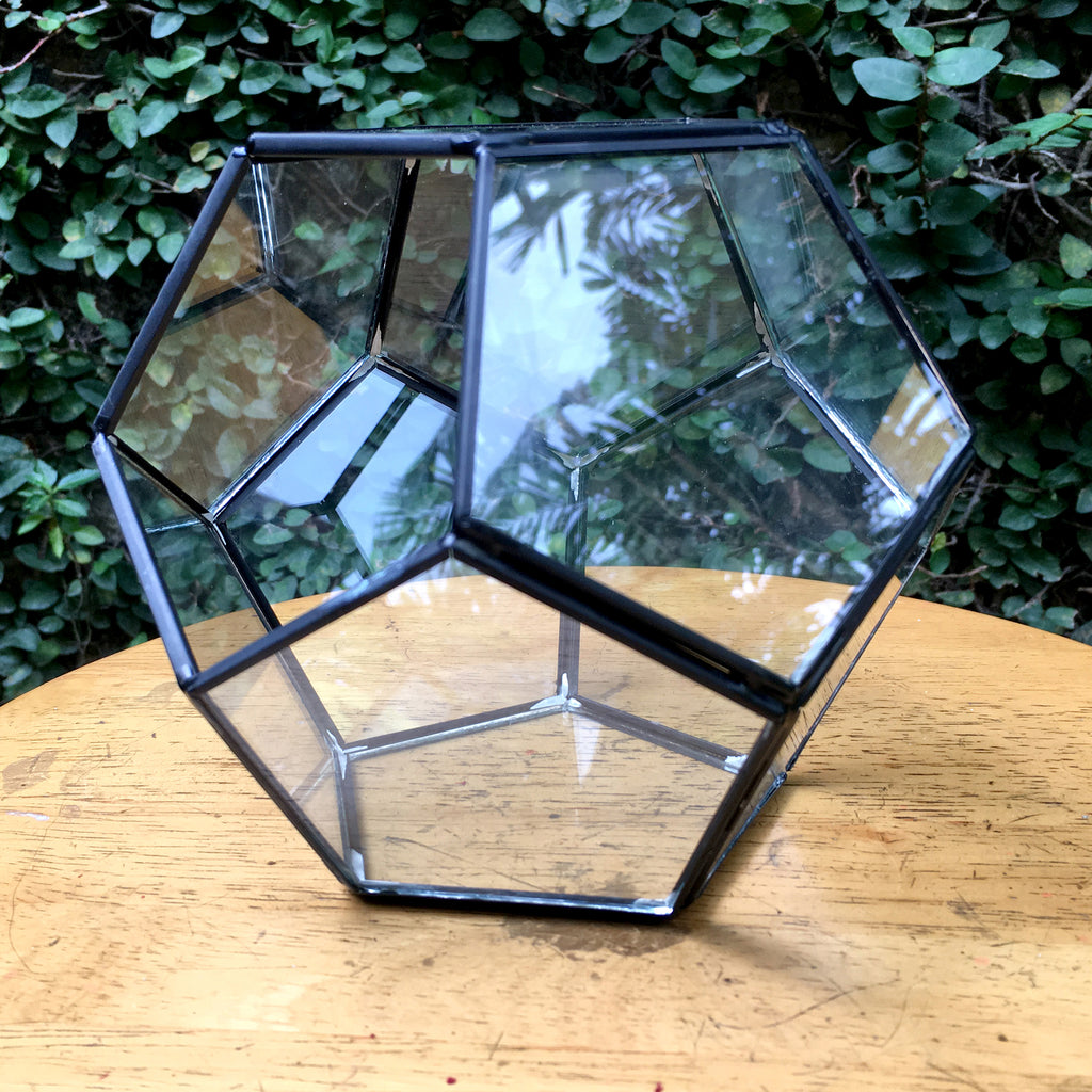 Geode Design Medium Copper Frame Terrarium - Black | Giftr - Malaysia's ...