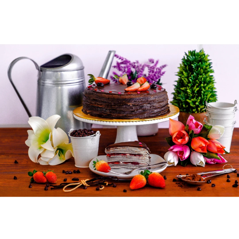 Neapolitan Mille Crepe Cake (Penang Delivery Only) | Giftr - Malaysia's ...