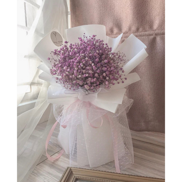 Purple Baby Breath Bouquet (Penang Delivery Only) | Giftr - Malaysia's ...