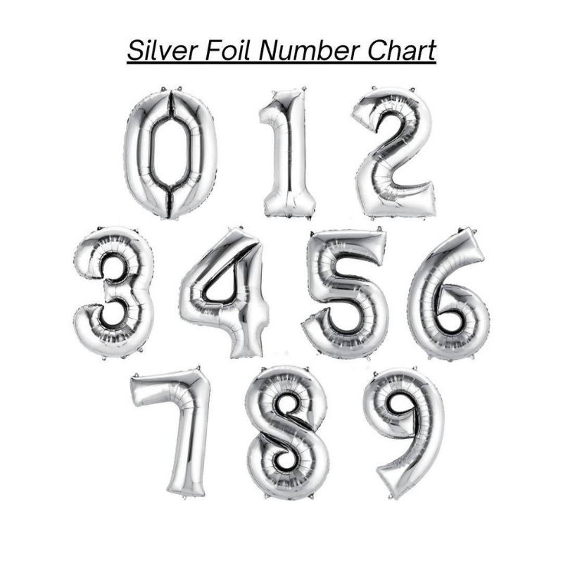 Mini Number Standee | Giftr - Malaysia's Leading Online Gift Shop