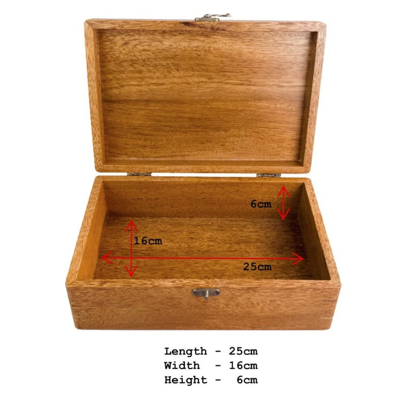 Merbau Wood Storage Box (Nationwide Delivery) | Giftr - Malaysia's ...