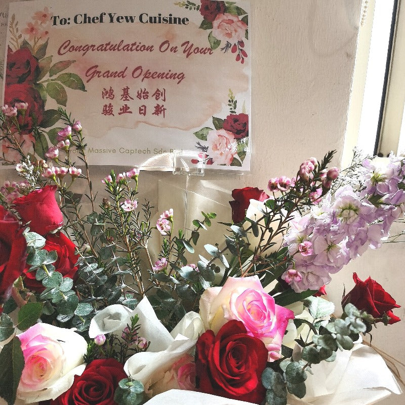 Rhea Grand Opening Basket (Klang Valley Delivery) | Giftr - Malaysia's ...