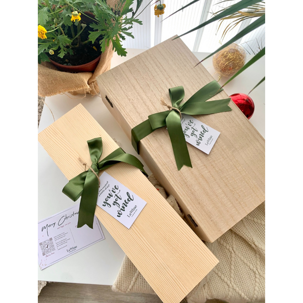 Personalised Red Wine Gift Box With LED | (West Malaysia Delivery Only ...