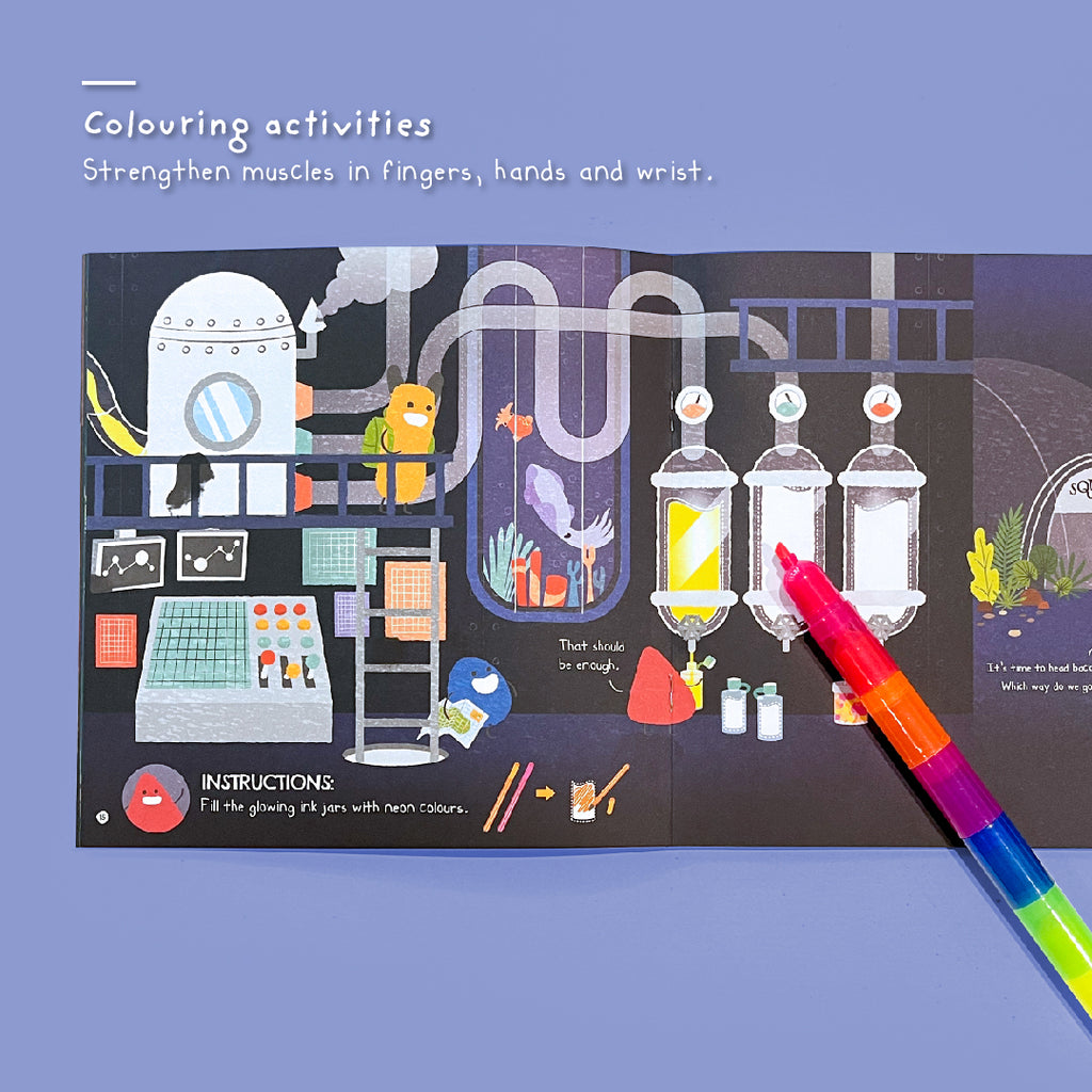 Unique Story & Activity Book Bundles by Atom & the Dot - Glow in the D ...