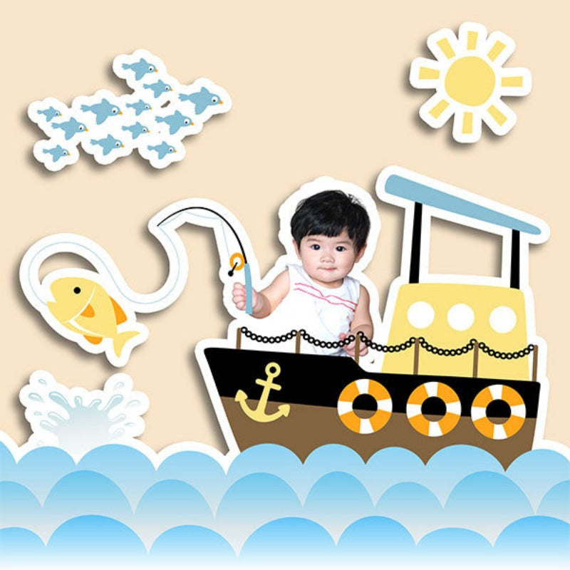Baby Fishing 3d Cute Photo Frame Customise Gift Idea (Nationwide Deliv ...