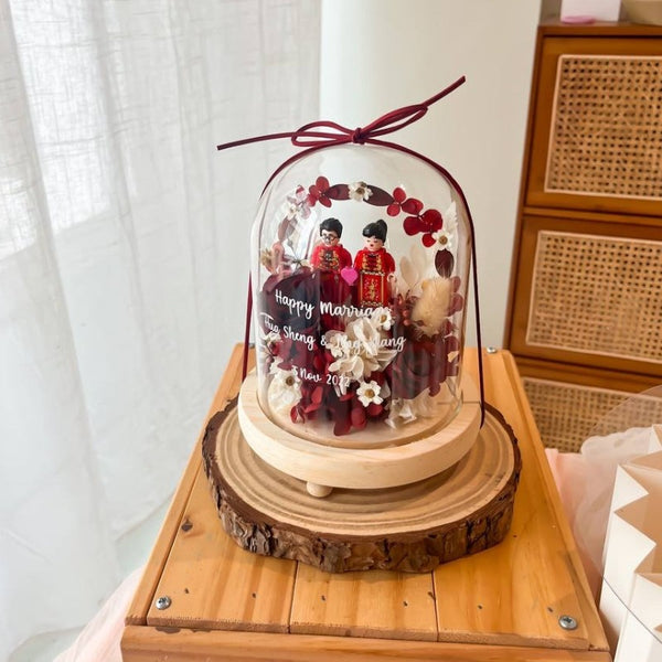 Love Chapter Preserved Flower Bell Jar (Klang Valley Delivery) | Giftr ...
