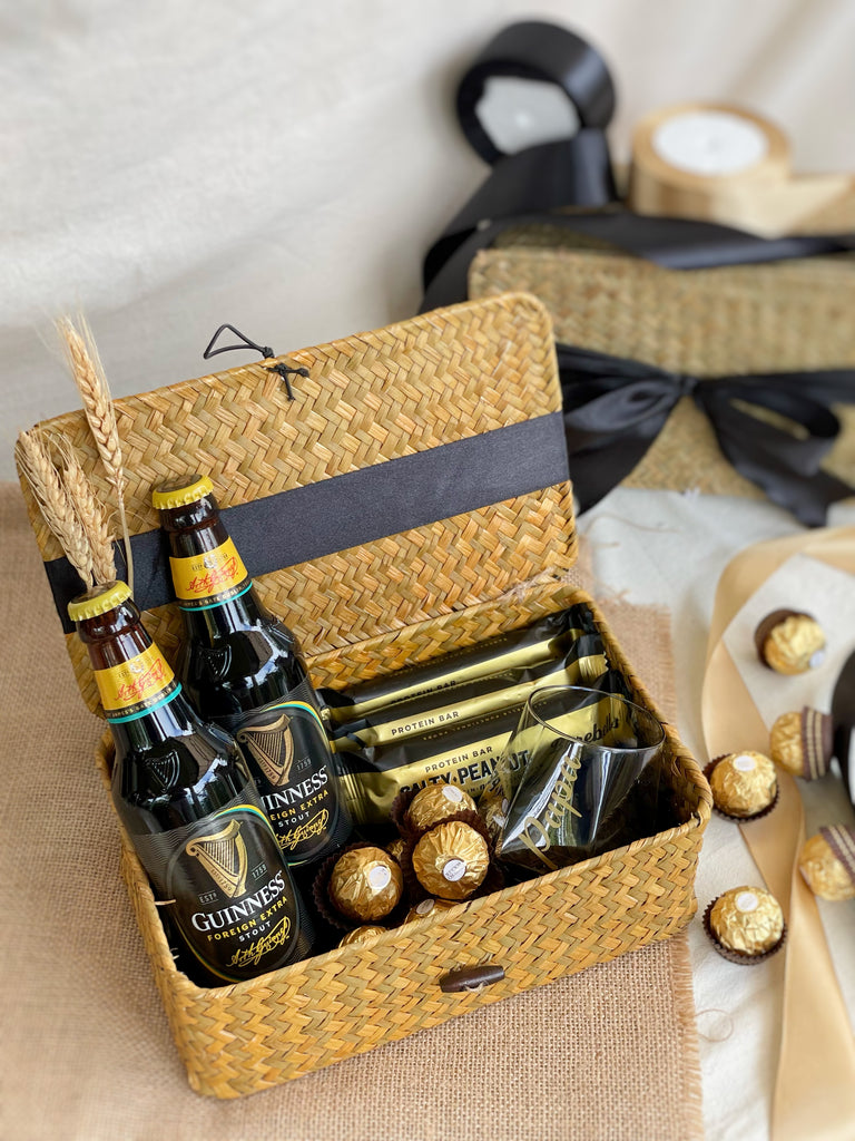 Stout-Hearted | Gift Box With Stout Beer, Protein Bar, Chocolate and P ...
