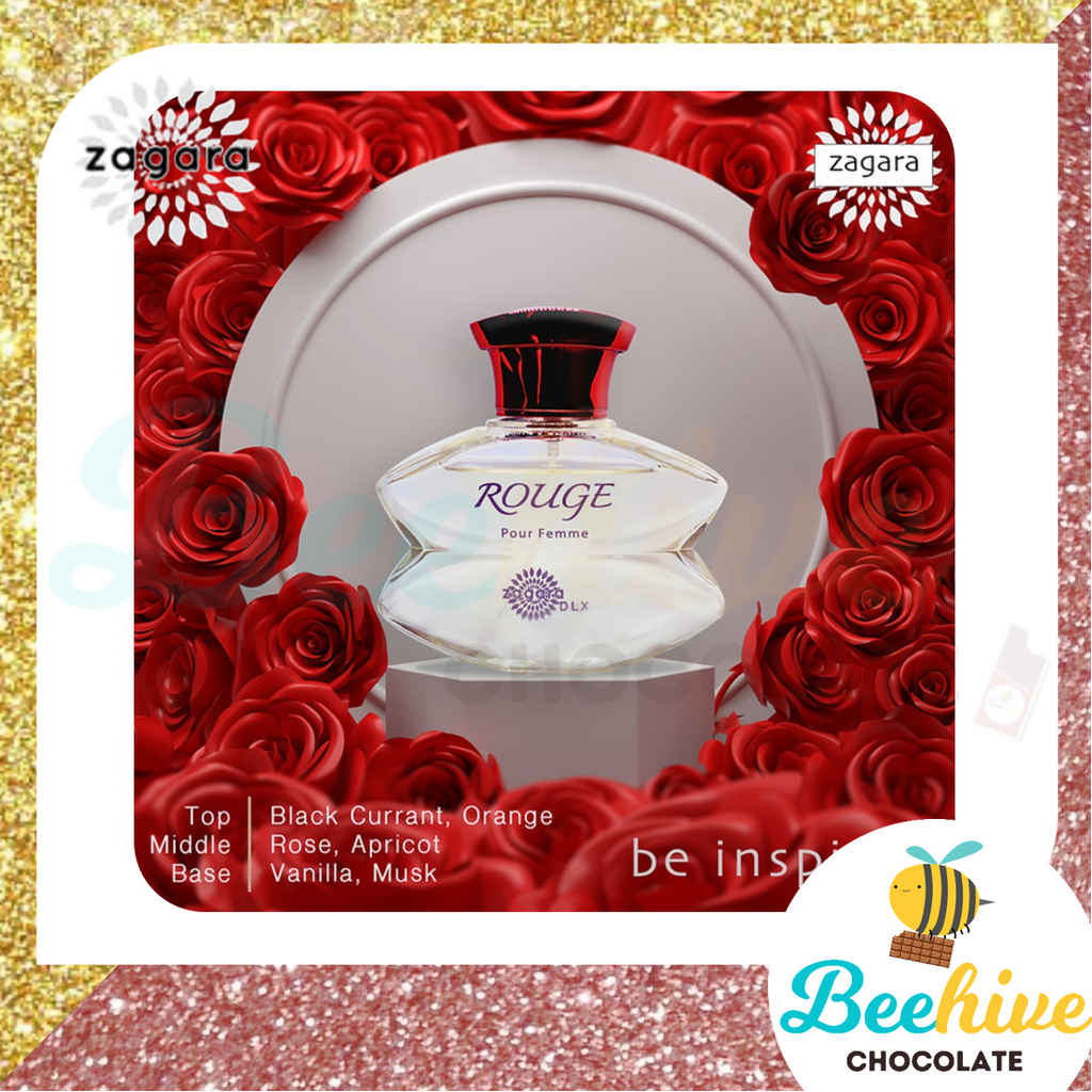 Zagara Dlx Rouge Perfume For Women EDT 100ml (West Malaysia Delivery O ...