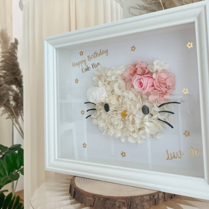 Hello Kitty Preserved Flower Frame (Klang Valley Delivery) | Giftr ...