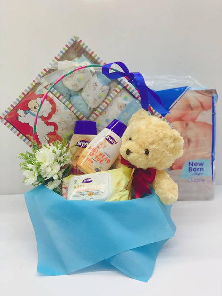 New Born Baby Boy Gift Set A | Giftr - Malaysia's Leading Online Gift Shop