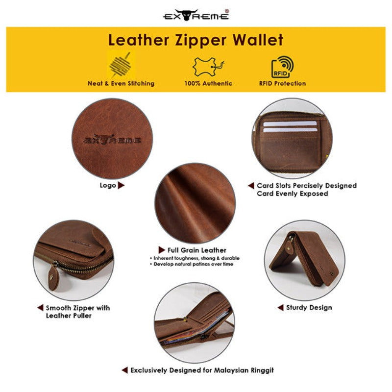 Leather Bifold Wallet (Nationwide Delivery) | Giftr - Malaysia's ...