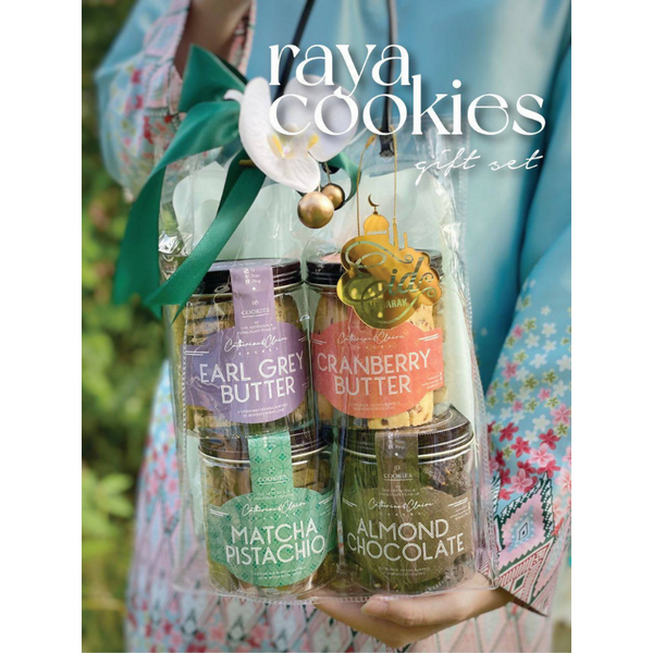 Raya Cookies Gift Set - 4 Jars (East Malaysia Delivery Only) | Giftr ...