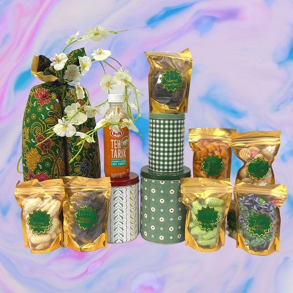 (Hari Raya) Nostalgia Raya Furoshiki Set (Klang Valley Delivery Only ...