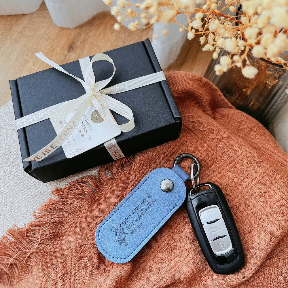 Personalised PU Keychain Pouch (Set of 2) (Nationwide Delivery) | Giftr ...