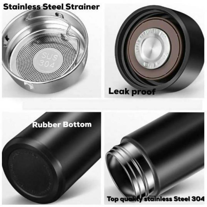 Personalised Smart LED Thermal Thermos Flask Bottle Gift Set | (Klang ...