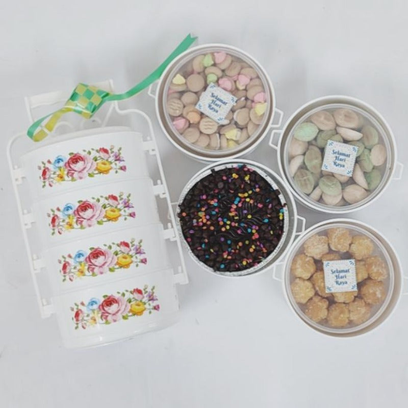 Nostalgia Raya Tiffin Set | Giftr - Malaysia's Leading Online Gift Shop