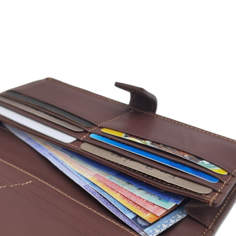 Leather Long Wallet (Nationwide Delivery) | Giftr - Malaysia's Leading ...