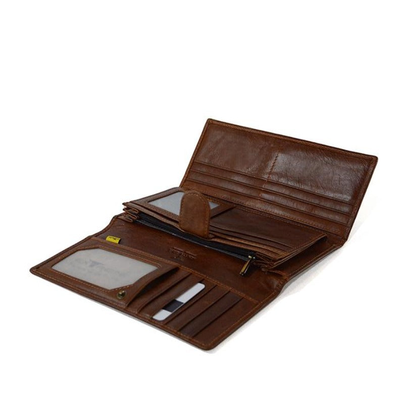 RFID Leather 3 Fold Long Wallet Option 1 (Nationwide Delivery) | Giftr ...