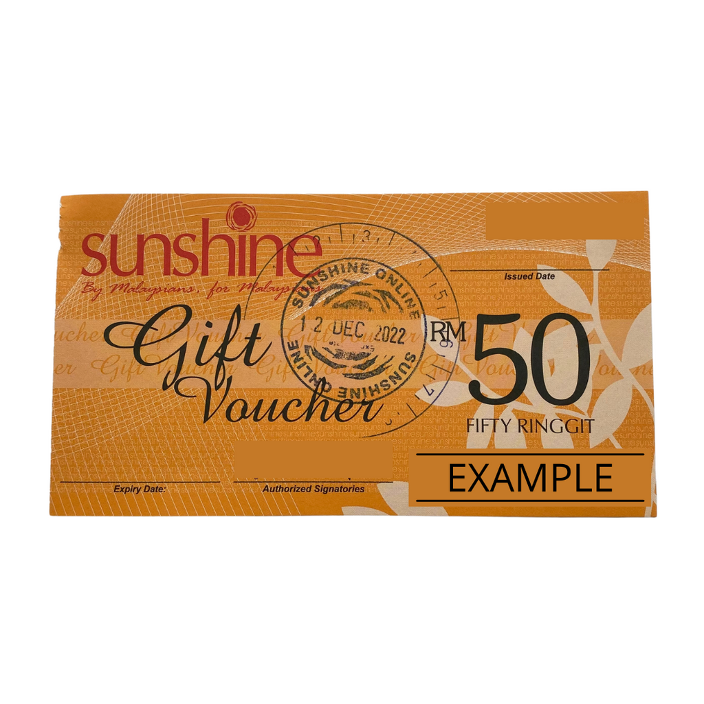 Sunshine Retail Gift Voucher (Test) | Giftr - Malaysia's Leading Online ...