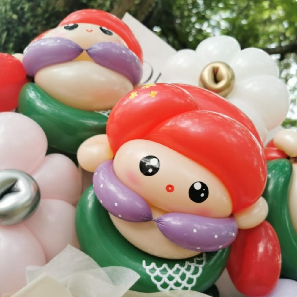 Balloon Flower Bouquet | Mermaid Theme FaFa (Klang Valley Delivery ...