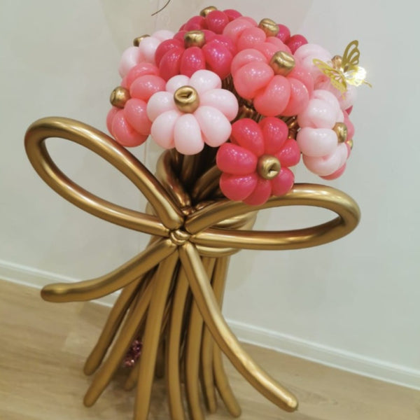 Balloon Flower Bouquet | Wathet Blue FaFa | Pink Gradient FaFa (Klang ...