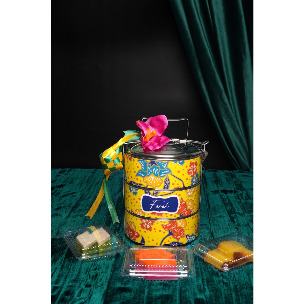 Raya Kuih-Muih Tiffin Set (Klang Valley Delivery) | Giftr - Malaysia's ...