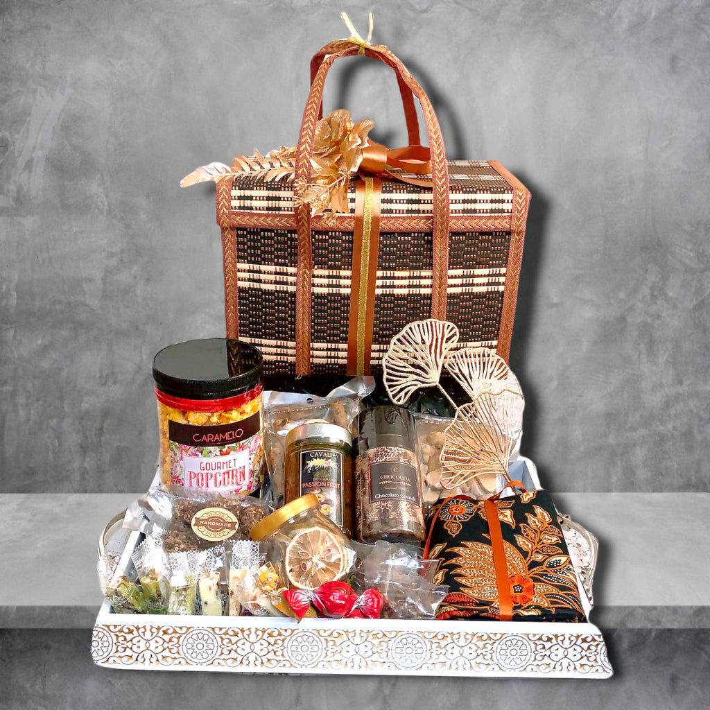 Raya Hamper | MARGARITA Handicraft Gift Box With Handle - Medium (Klan ...