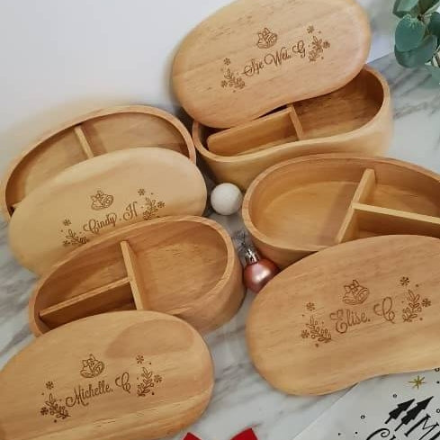 Personalized Wooden Lunch Box (Nationwide Delivery) | Giftr - Malaysia ...