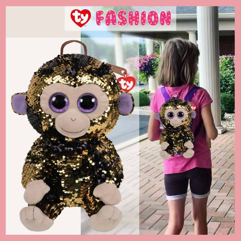 Ty Fashion - Coconut The Golden Monkey Sequins Backpack (Nationwide De ...